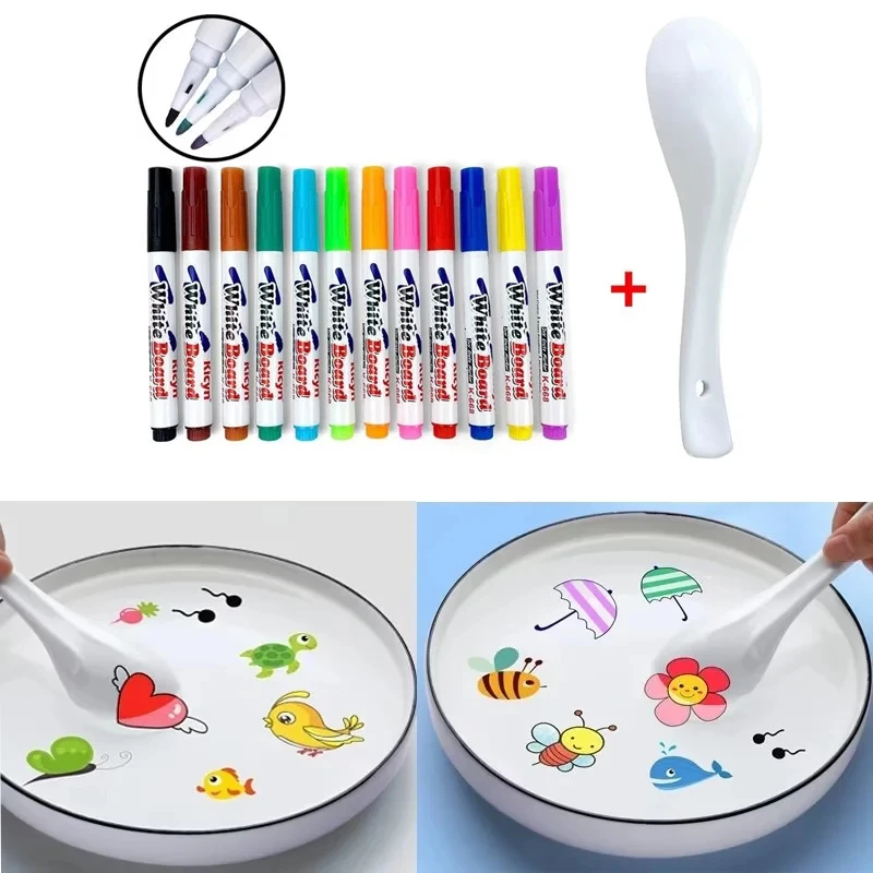 1pcs Magical Water Painting Pen Whiteboard Markers Floating Ink Pen ...