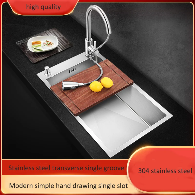 Kitchen Sink 304 Stainless Steel Brushed Silver Nano Kitchen Sink ...