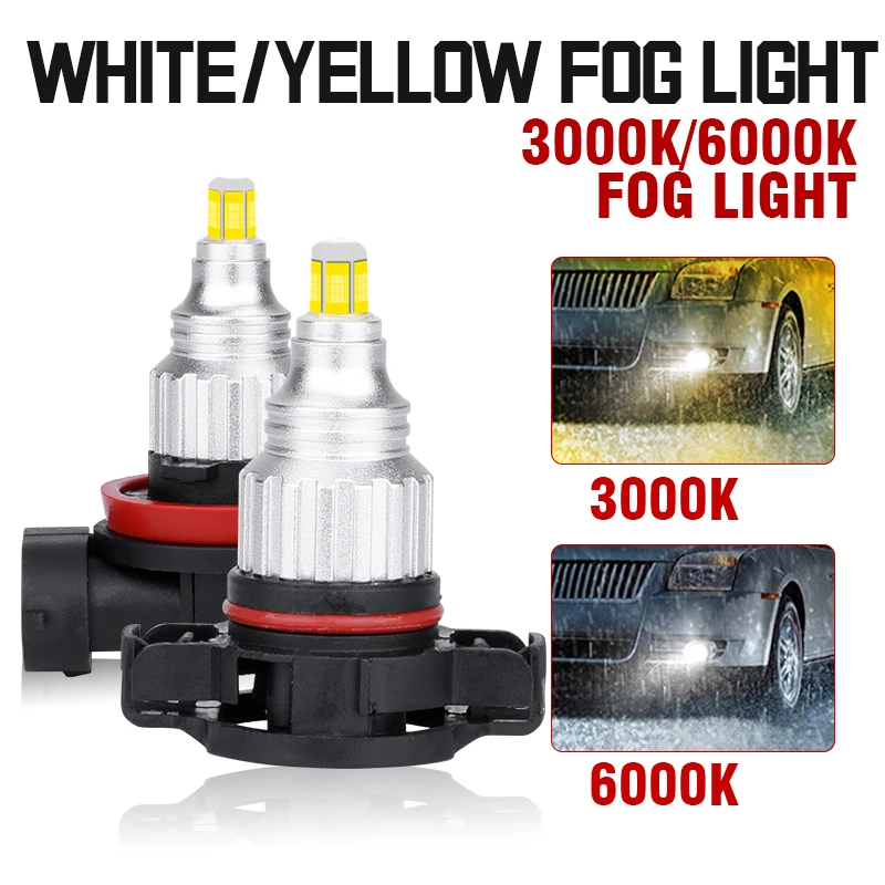 360-H11-LED-Fog-Lights-For-Vehicles-HB3-HB4-PSX24W-PSX26W-LED-9005-9006 ...