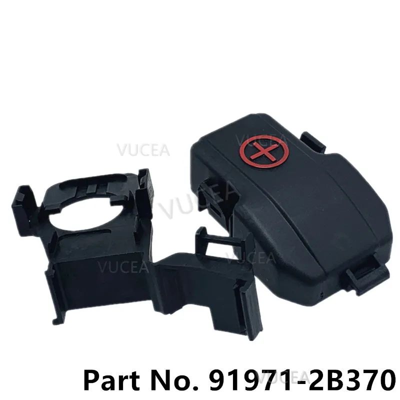 배터리 보험 양극 커버, 배터리 터미널 캡 커버, 현대 산타페 06 09 엘란트라 HD 91971 2B370 919712B370 ...