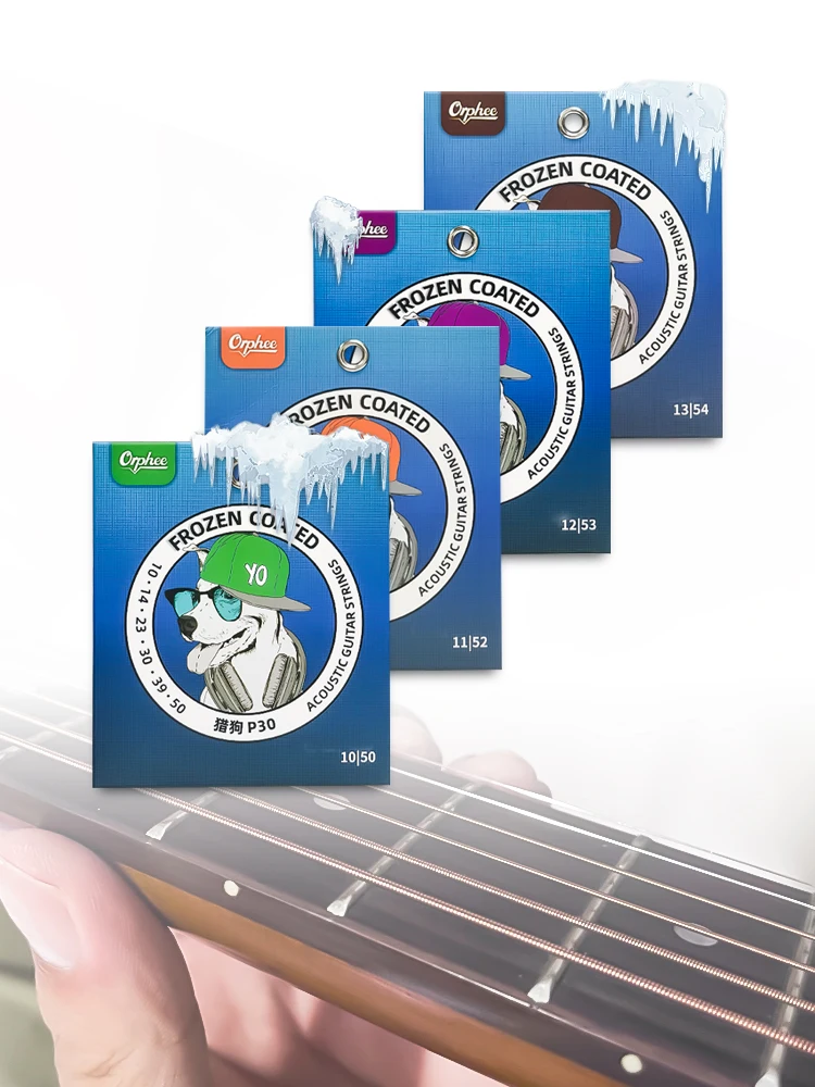 Orphee-Acoustic-Guitar-Strings-P-Series-1050-1152-1253-1354-Hexagonal ...