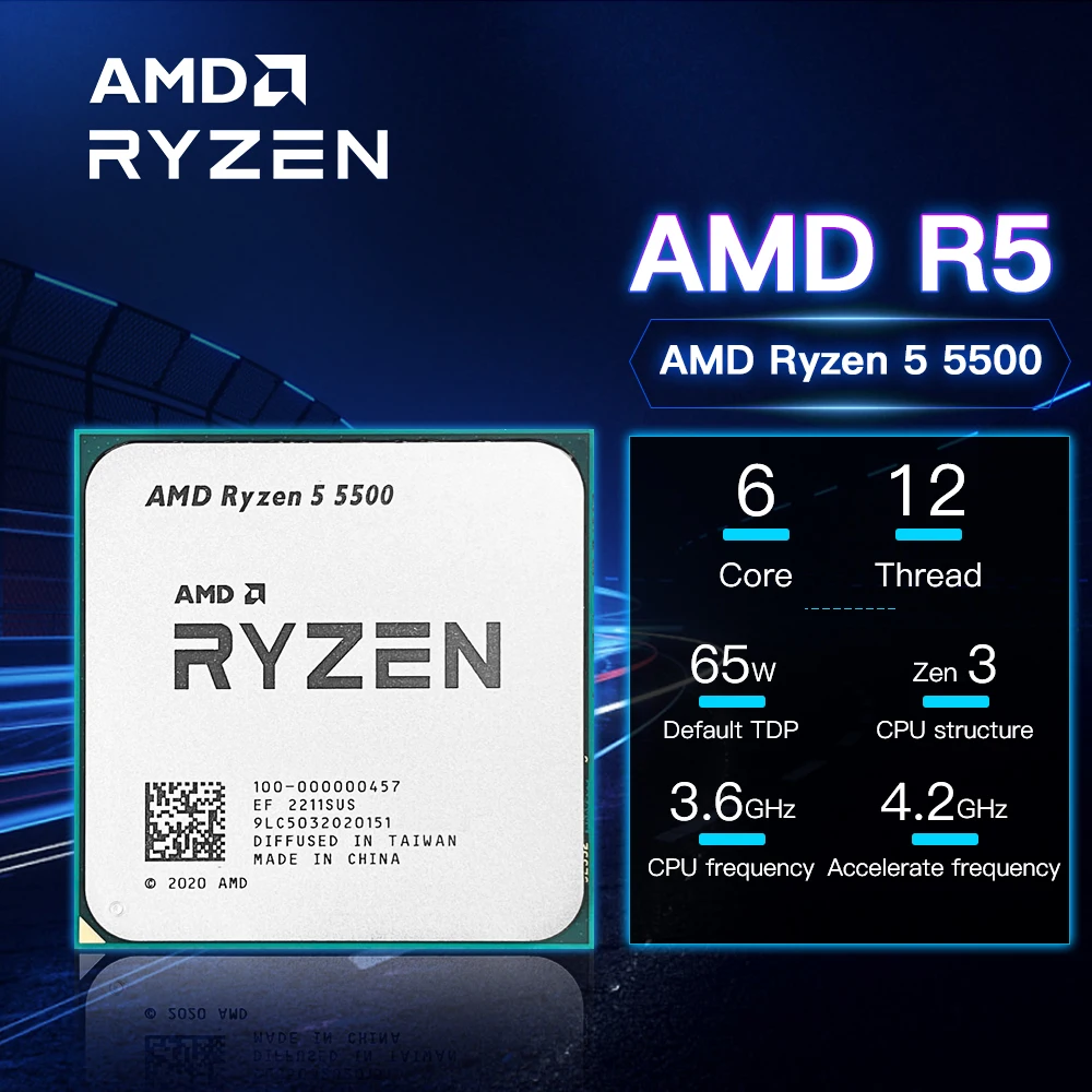 Amd Novo Ryzen 5 Pro 4650g R5 Pro 4650g Processador Cpu 3.7ghz Seis ...