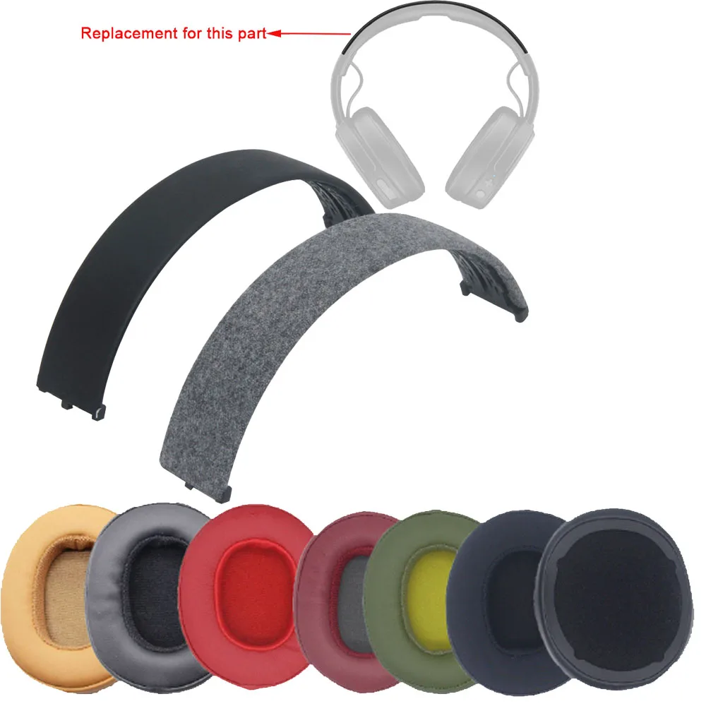 Headphone Earpads Headband Bracket for Skullcandy Crusher Wireless Ear ...