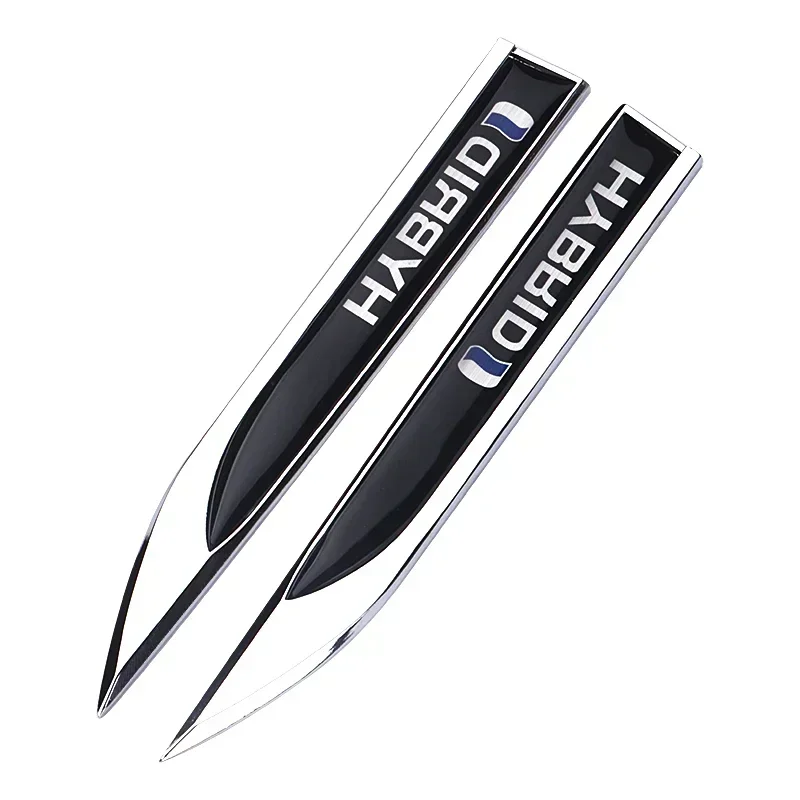 3D-Metal-Letters-HYBRID-Logo-Side-Wing-Fender-Badge-Emblem-Sticker ...