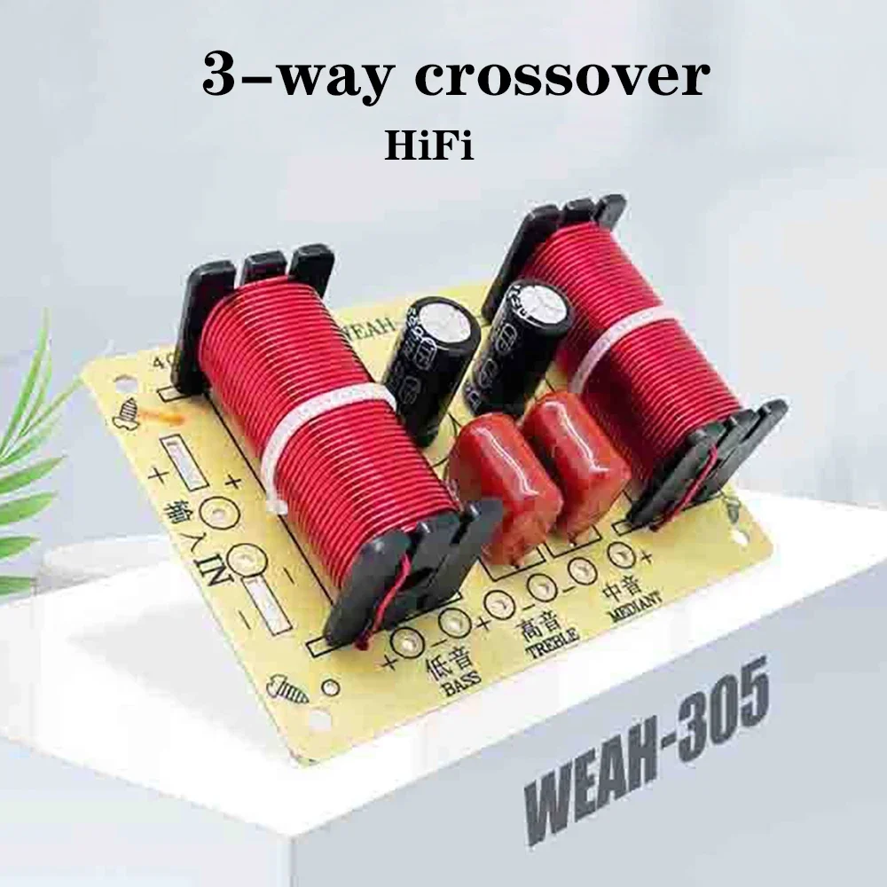 3-way Crossover Audio Filters HiFi Speaker 3 Hi-Fi Frequency Divider ...