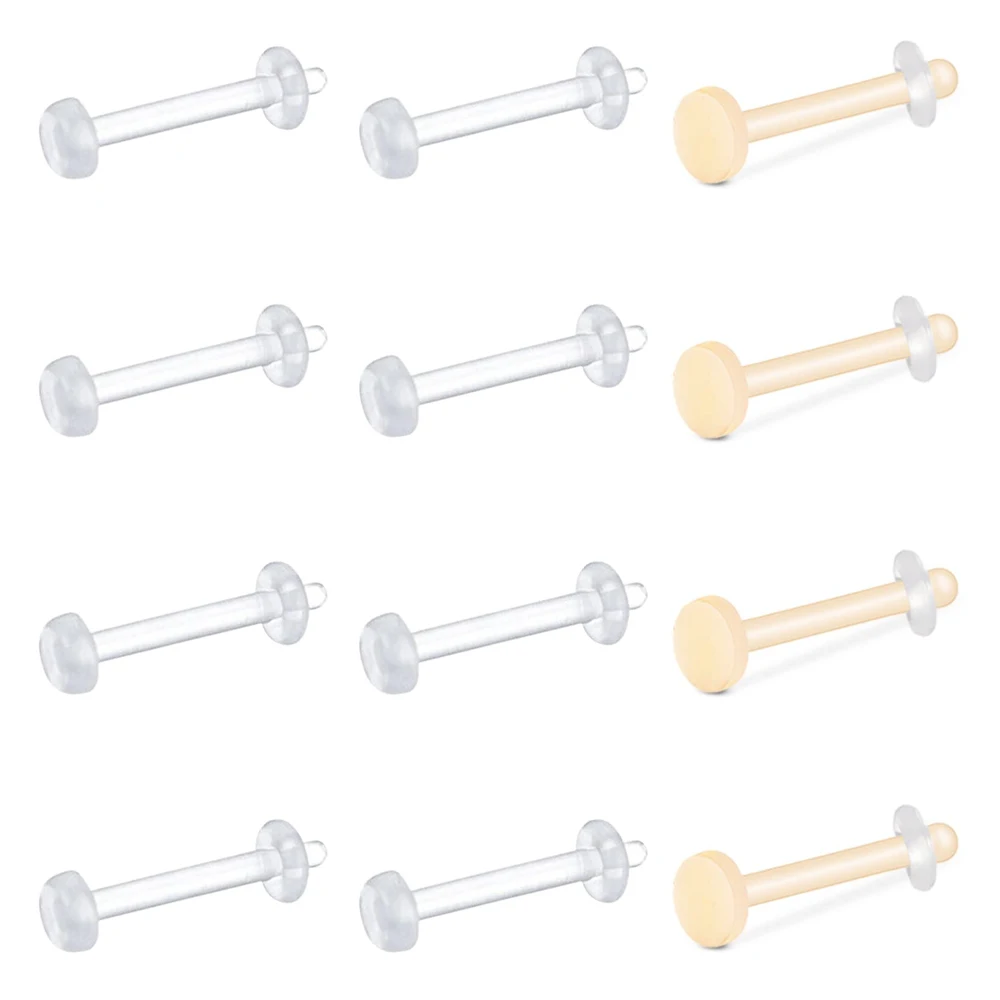 Clear Jewelry Lip Piercing | Lip Piercing Clear Retainer | Bioflex ...