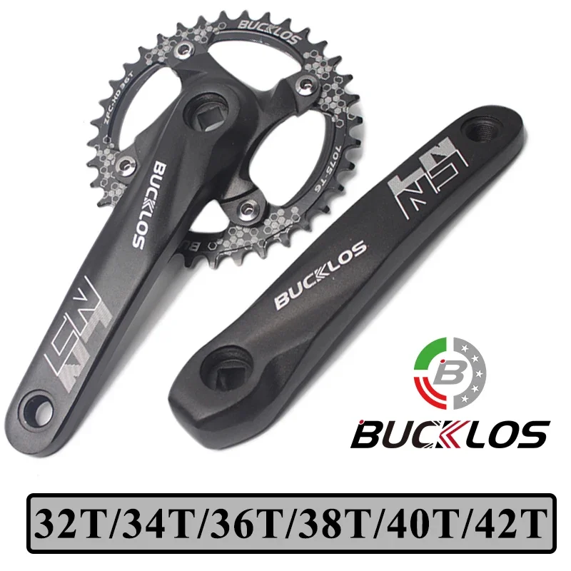 BUCKLOS-104BCD-MTB-Crankset-32-34-36-38-40-42T-Mountain-Bike-Crank-Set ...