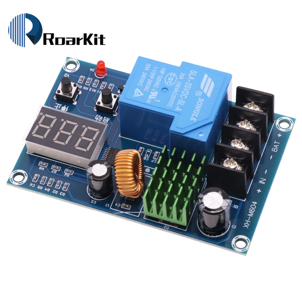 XH-M604 18650 Lithium Battery Charging Control Board DC 6-60V Li-ion ...