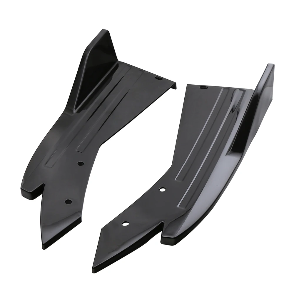 2PCS-Rear-Bumper-Lip-Splitter-Universal-Car-Side-Fender-Fins-Body-Lip ...