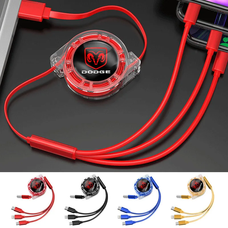3 In 1 Micro USB Type C Charging Cable Multi Charger For Dodge Journey ...