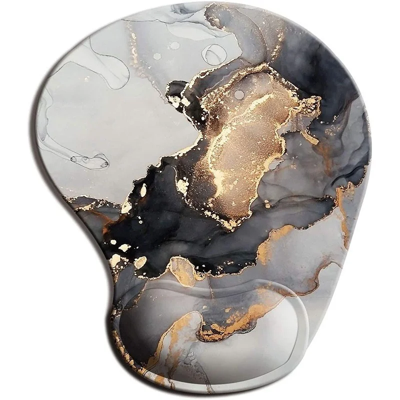 Silicone-Ergonomic-Mouse-Pad-with-Wrist-Rest-Desk-Hand-Support-Non-Slip ...