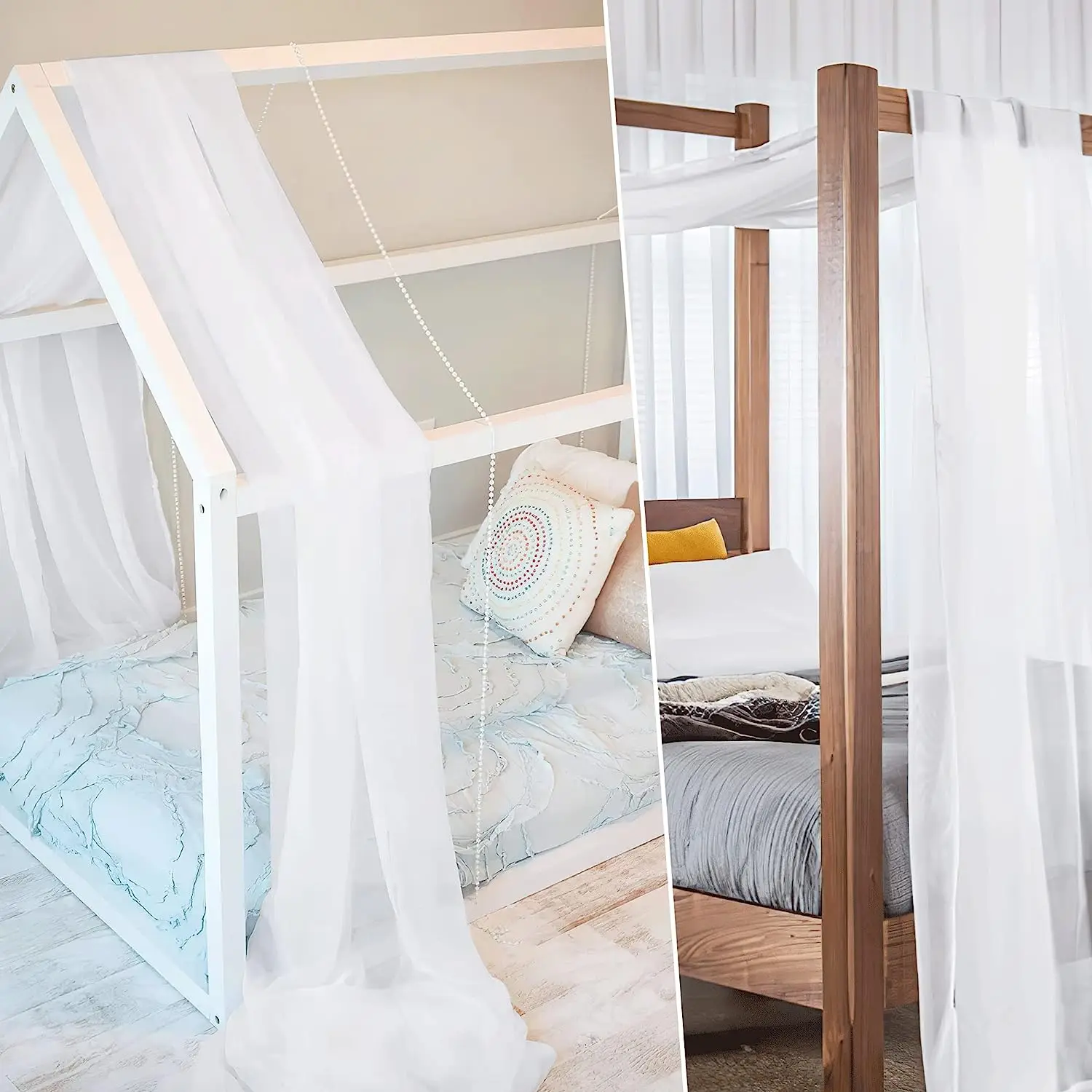 Diy Sheer Canopy Bed