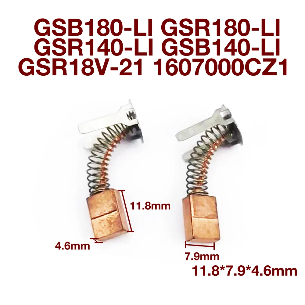 Carbon Brushes Parts for Bosch GSB180-LI GSR180-LI GSR140-LI GSB140-LI ...