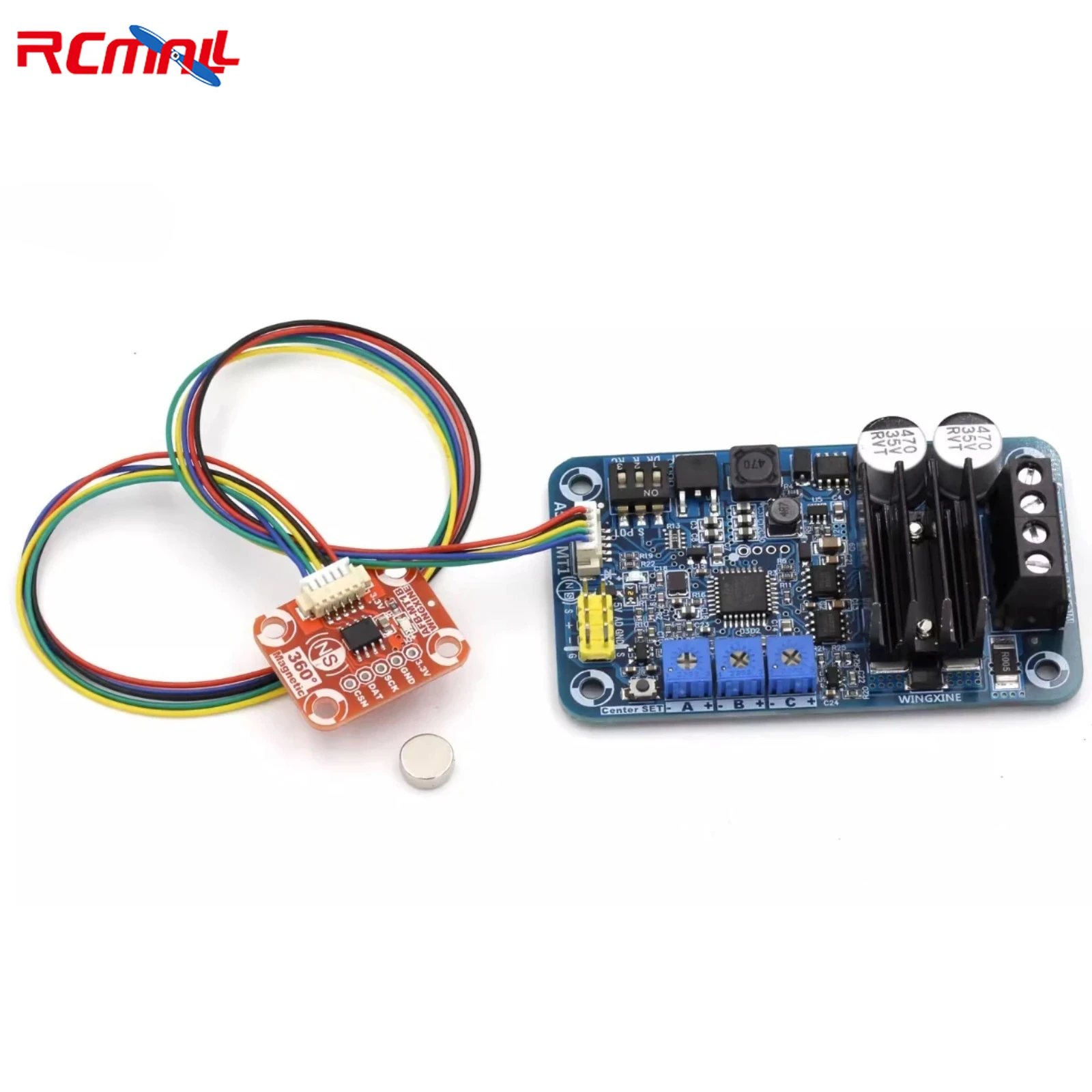 ASMF-MT1 마그네틱 코딩 1 채널 하이 토크 서보 컨트롤러, AFB-MT1B-15Bit-32768-bit 인코더, 각도 ...