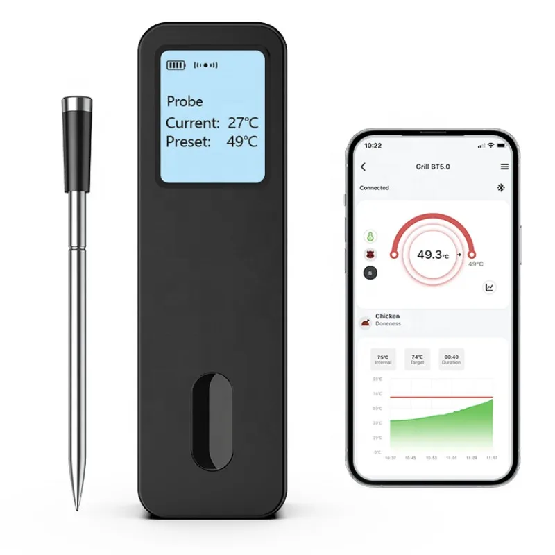 Multifunctional-Wireless-Food-Thermometer-LCD-Screen-Digital ...