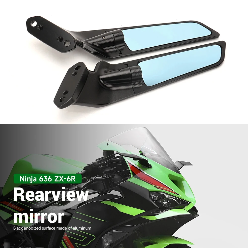 New-Motorcycle-Mirror-CNC-Wind-Wing-Adjustable-Rotating-Rearview-Mirror-For-Kawasaki-Ninja-636 ...