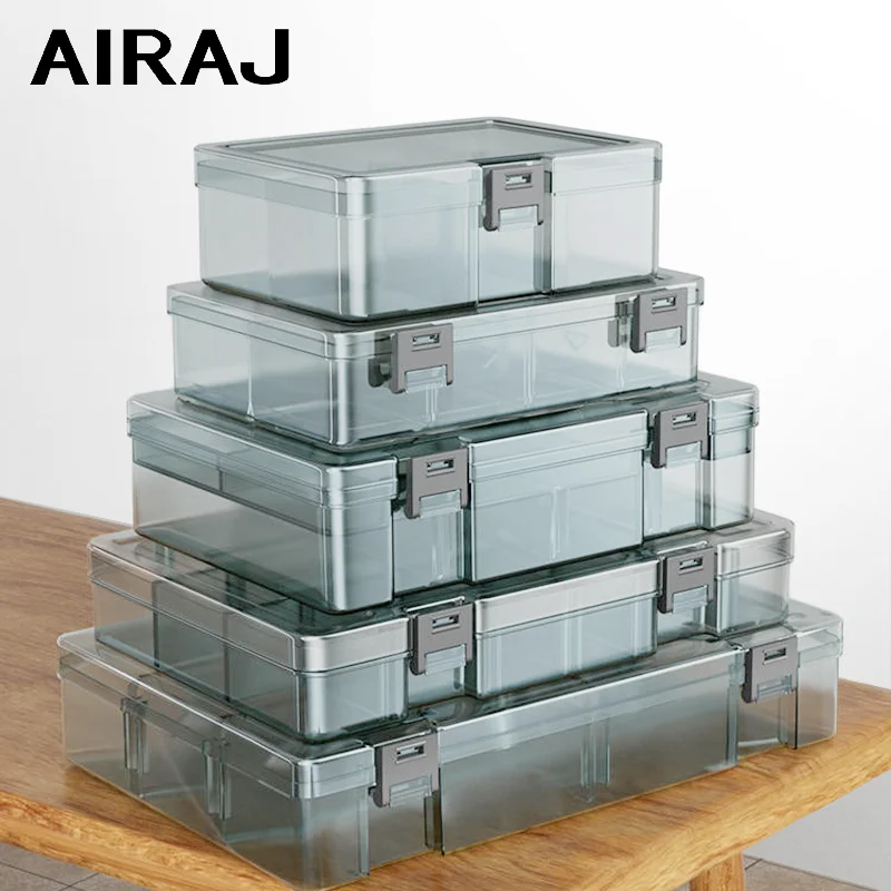 AIRAJ-caja-de-herramientas-de-pl-stico-multifuncional-transparente ...