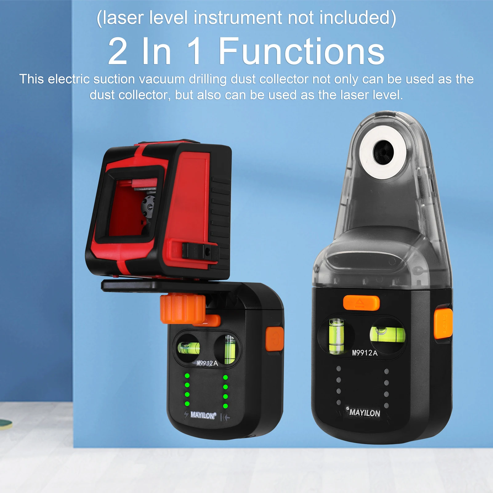 Electric Vacuum Adsorption Laser Level Bracket Household Wall ...