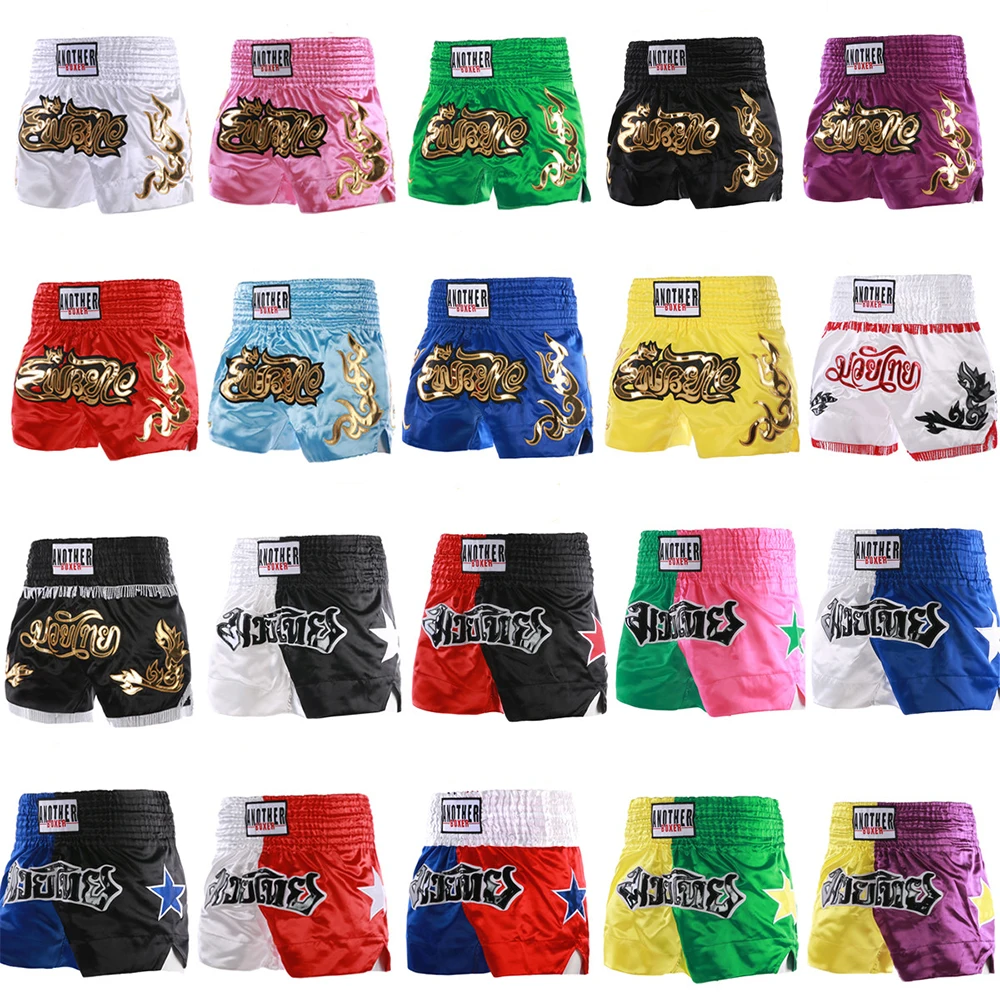 Kickboxing-Men-Thai-Boxing-Shorts-MMA-Training-Short-Muay-Thai-Boxeo ...