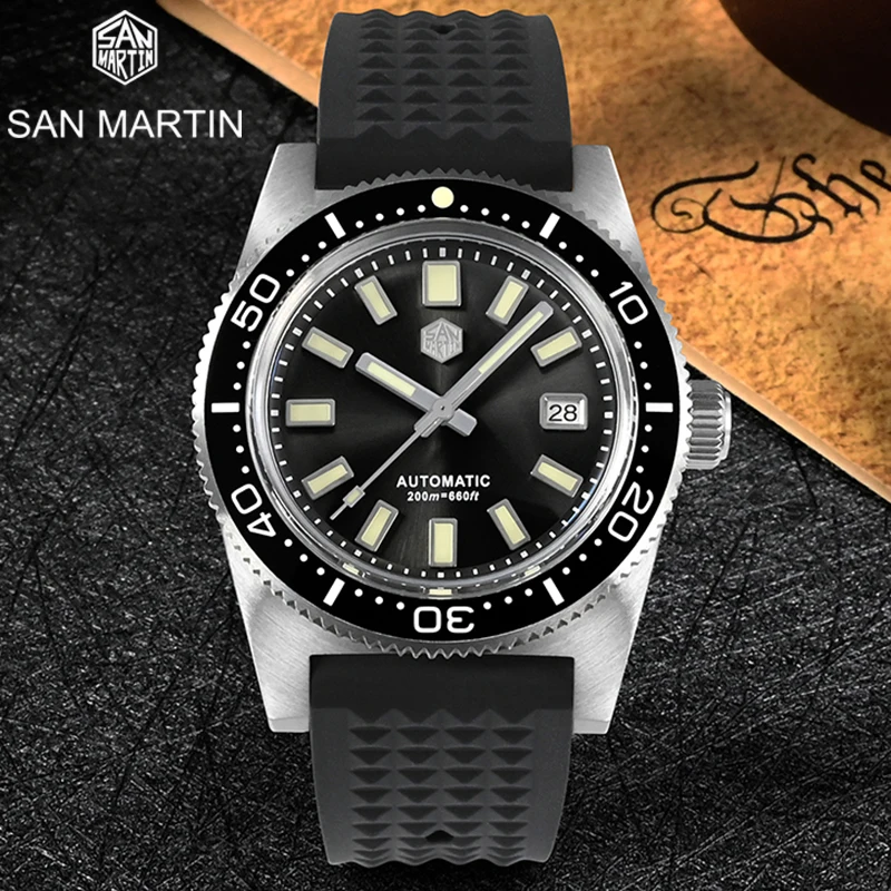 San-Martin-37mm-62Mas-Diving-Watch-Automatic-Mechanical-Wrist-Watches ...
