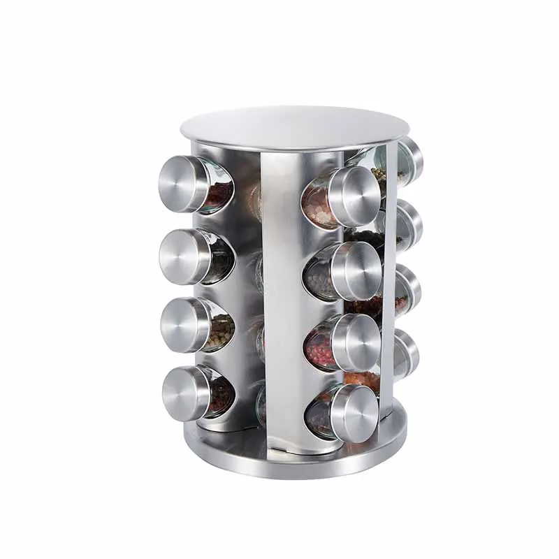 Rotating-Glass-Seasoning-Bottle-Set-Home-Kitchen-Seasoning-Rack-Spice ...