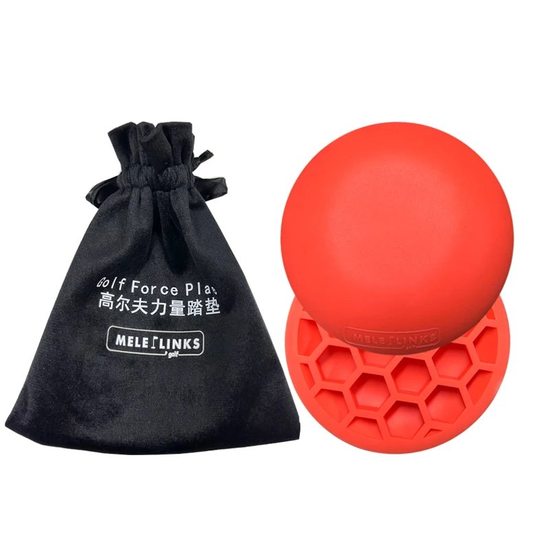2 Pcs Golf Force Plates Step Pad Golf Swing Trainer Rubber Anti-slip ...