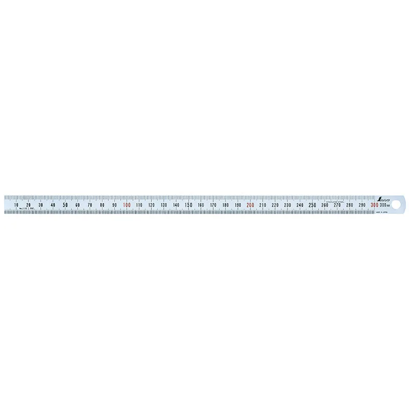 SHINWA-Brand-Narrow-Straight-Matte-Ultra-Thin-Flexible-Ruler-Stainless ...