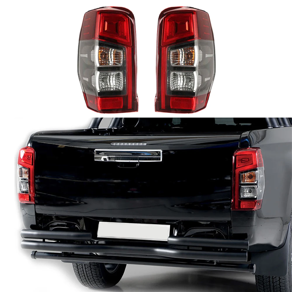 1 Pair Rear Lamp Car LED Taillight Rear Brake Reverse Stop Lamp Tail ...