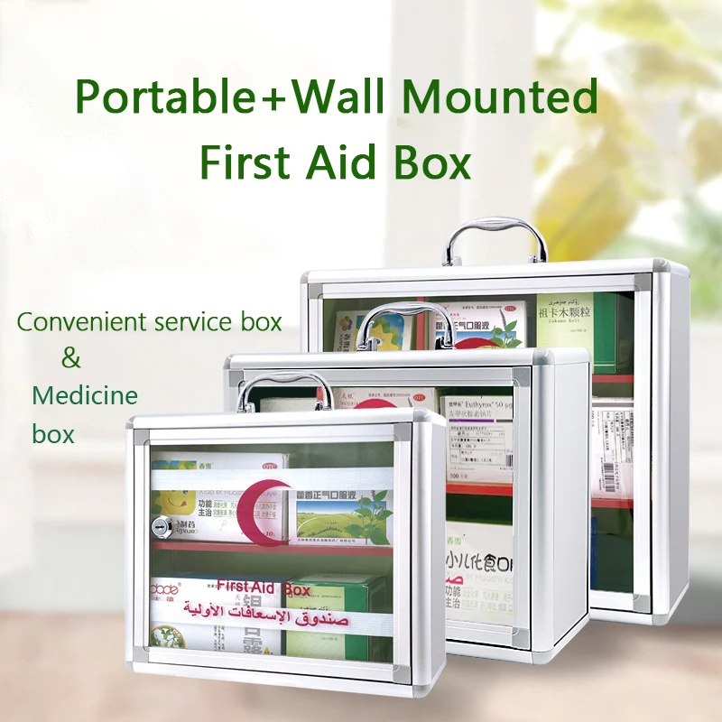 Wall-Mounted-Multifunctional-Household-Plastic-Aluminium-Alloy-Medicine ...
