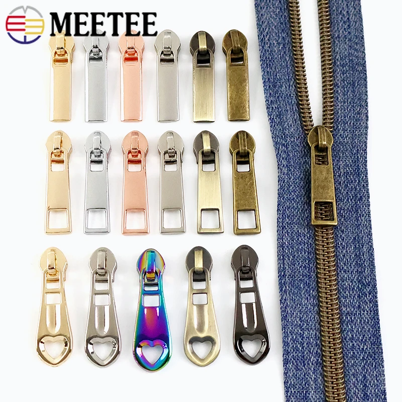 5-50Pcs 5# Universal Nylon Zipper Sliders for Bags Clothes Zippers ...