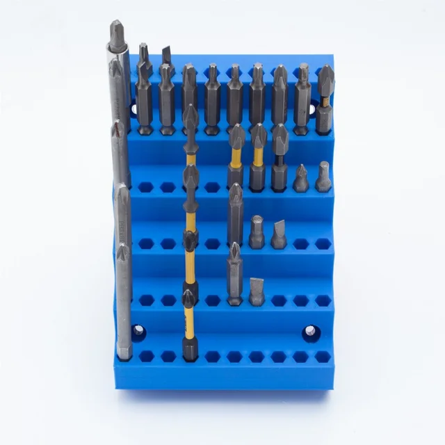 70 Slot Hex Bit Holder Organizer Drill Bit Storage Milling Cutter Drill ...