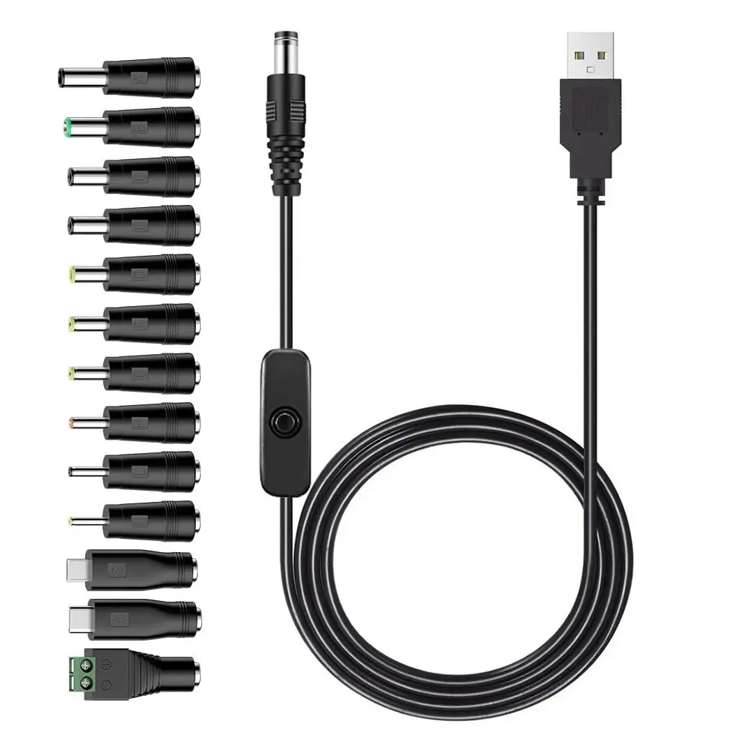 Cable-de-alimentaci-n-Universal-USB-a-5V-DC-interruptor-de-Cable-de ...