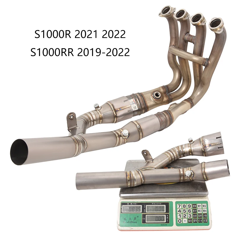 Delete Catalyst Replace for BMW S1000RR 2019-2023 S1000R 2021-2023 Exhaust Pipe Slip On Stock ...