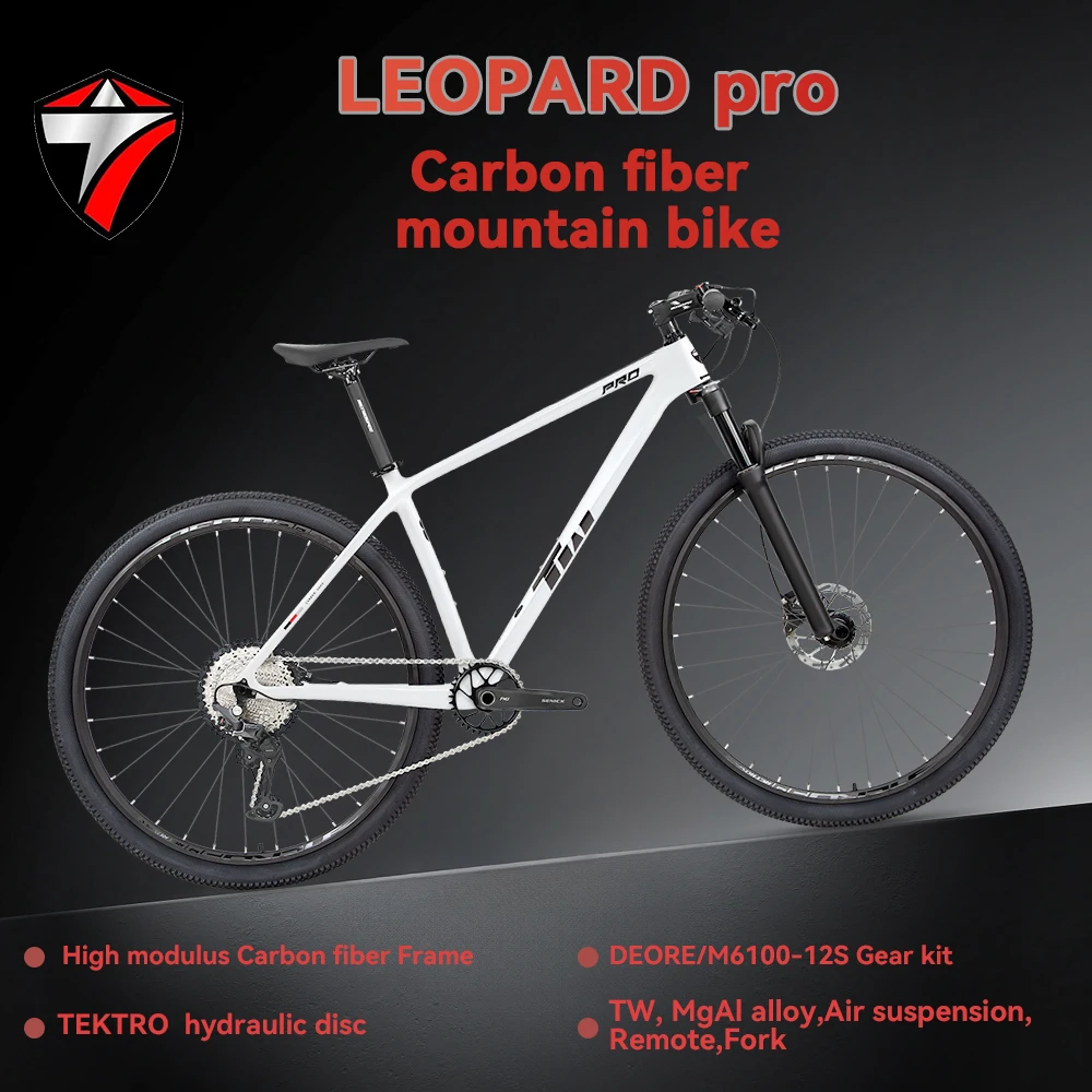 TWITTER LEOPARD Pro Carbon Fiber Mountain Bike 29/27.5-Inch Wheel M6100 ...