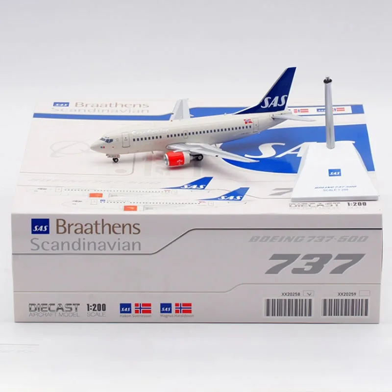 1-200-Scale-B737-500-LN-BRV-Planes-Model-Airplanes-SAS-Scandinavian ...