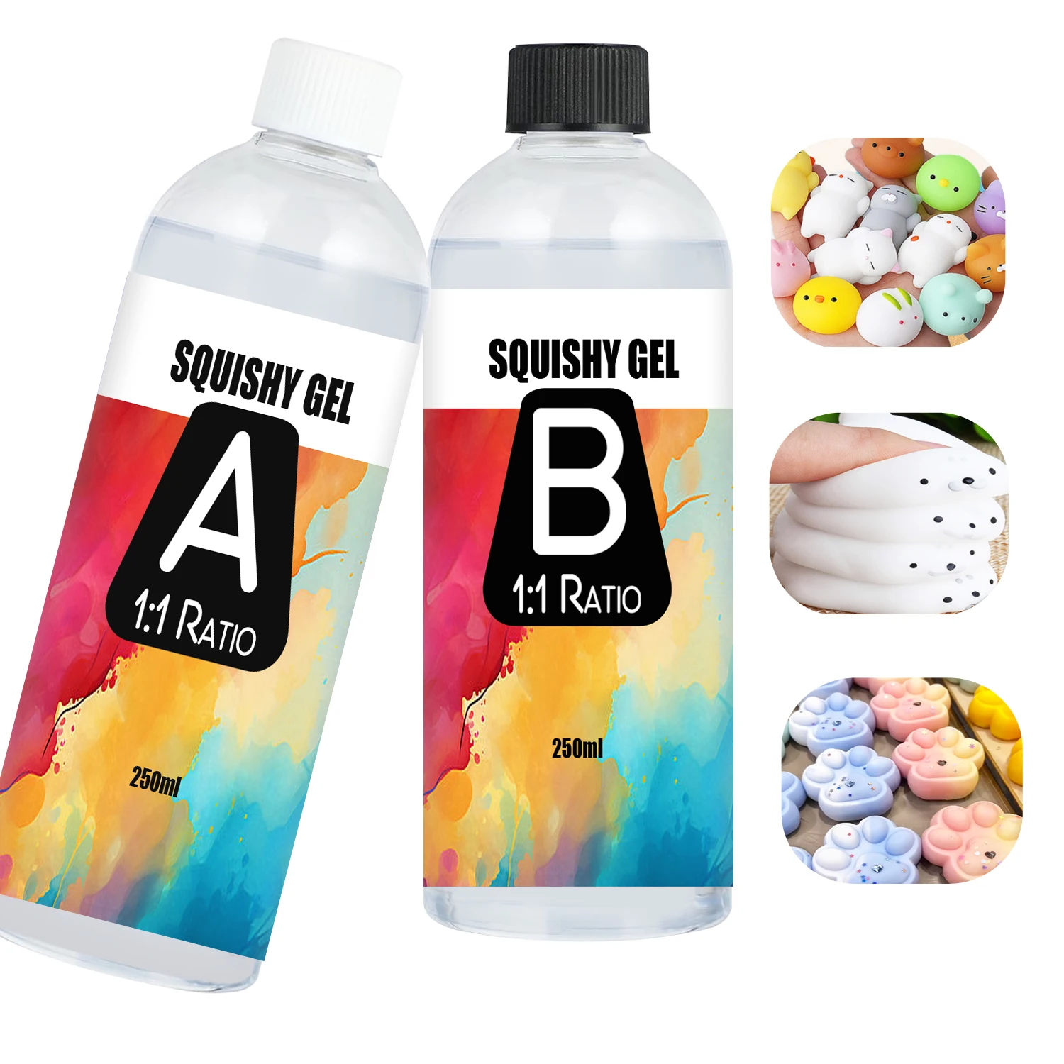 250ML-250ML-1-1-AB-Squishy-Resin-Gel-Soft-Liquid-Squishy-Silicon-Rubber ...