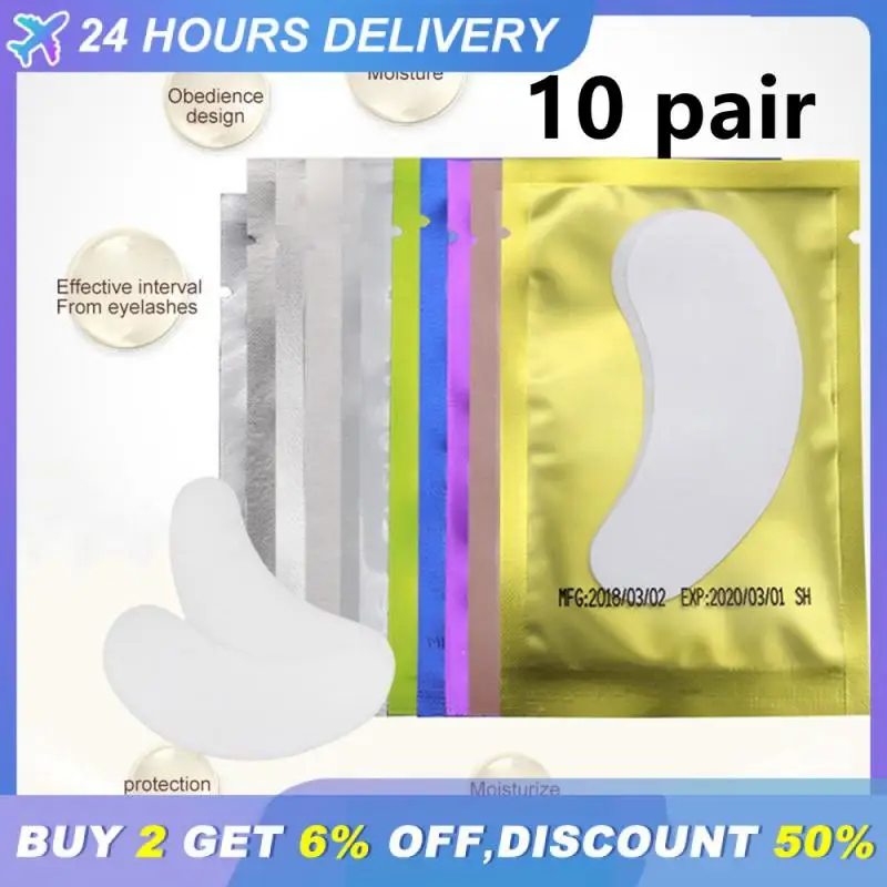 10-Pair-Eye-Mask-Eyelash-Extension-Lower-Eye-Mask-Makeup-Eyelash-Patch ...
