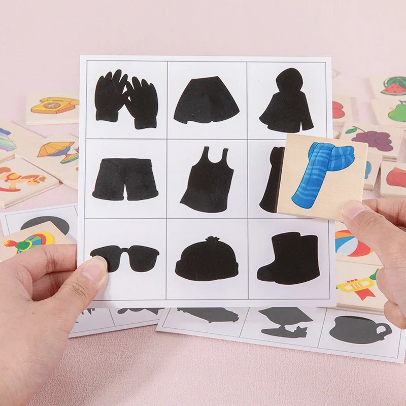 Montessori Shape Matching Puzzle – Kiddie Corner