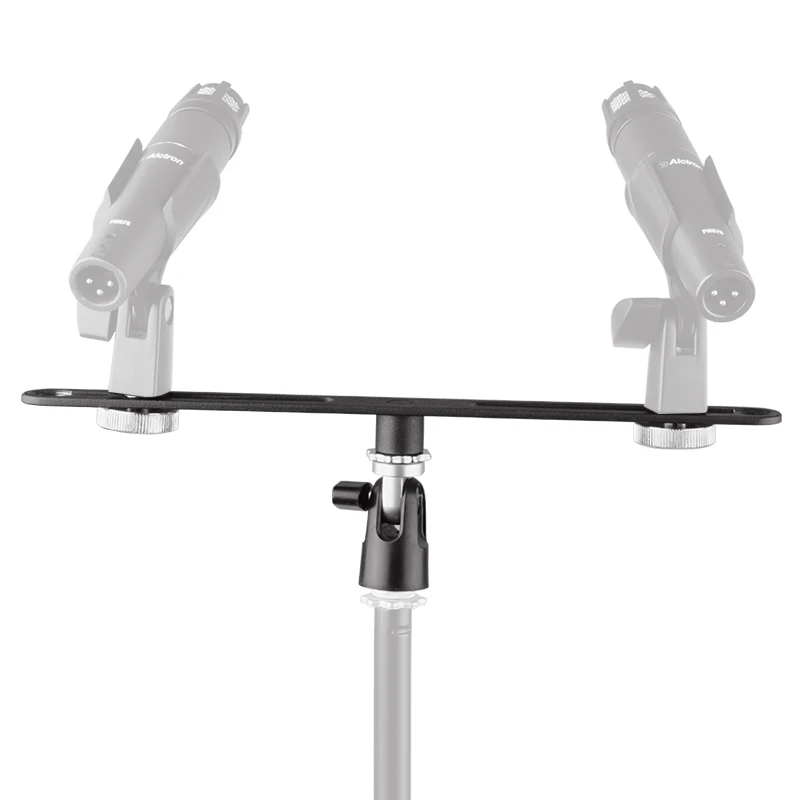 Original-Alctron-MAS020-Double-Microphone-Stand-Stereo-Recording-Dual ...