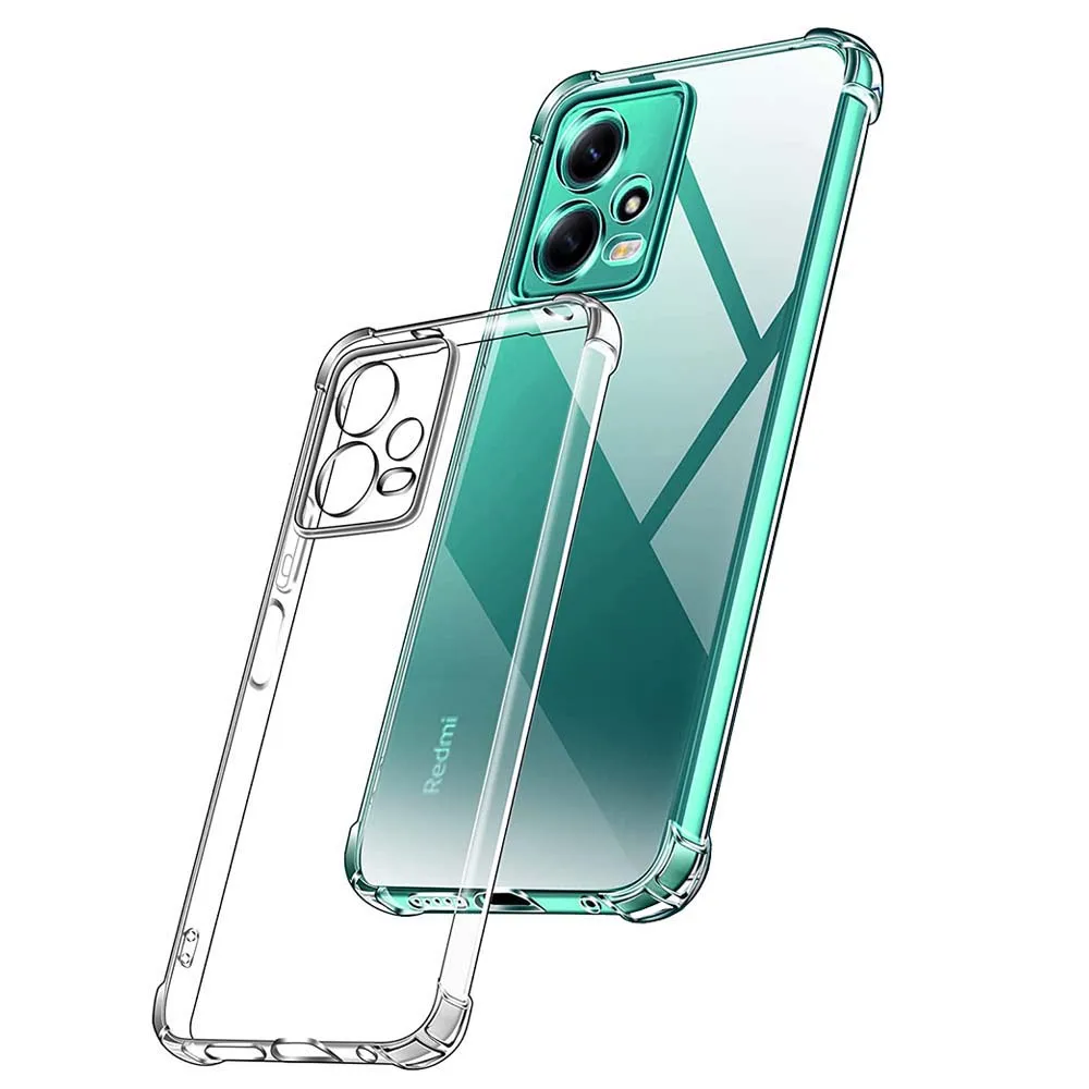 Shockproof-Clear-Soft-Case-For-Xiaomi-Redmi-Note-12-5G-Silicone-Back ...