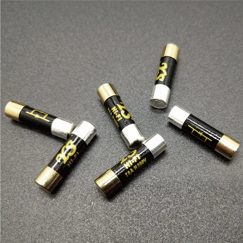 British YS new enthusiasts gold-plated silver nano audio fuse power ...