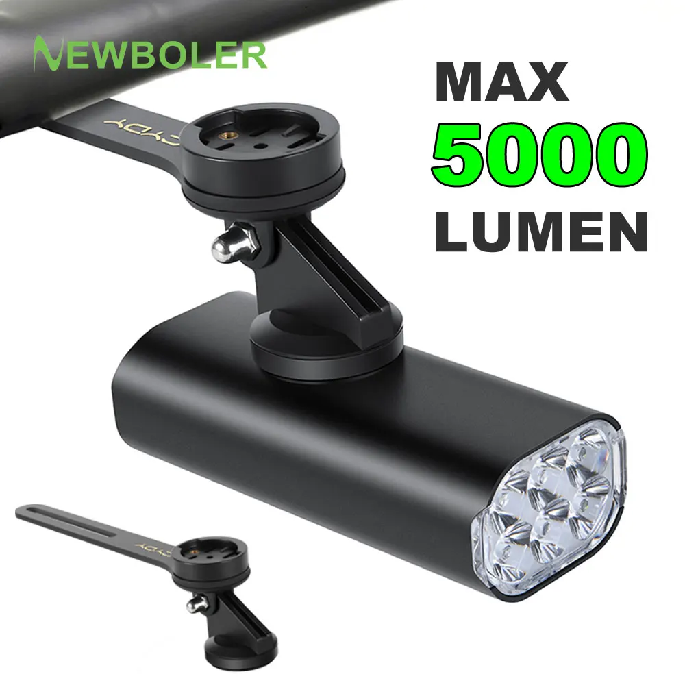 NEWBOLER-Bicycle-Light-Front-5000Lumen-Bike-Light-4800mAh-Waterproof ...