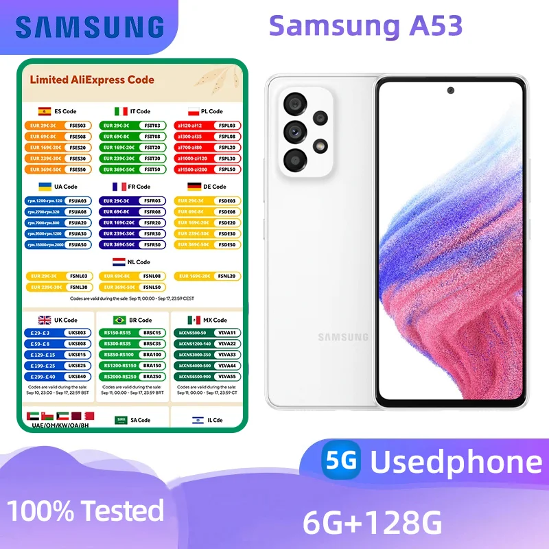Samsung-Galaxy-A53-5G-SmartPhone-CPU-Samsung-Exynos-1280-6-5inch ...