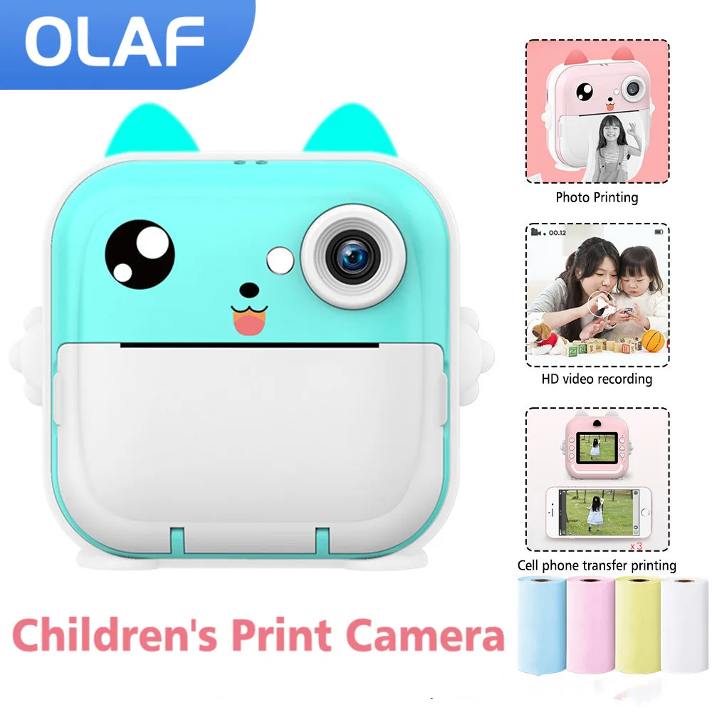 Mini Children Cartoon Digital Cameras Photos Videos Music Playback Kids ...