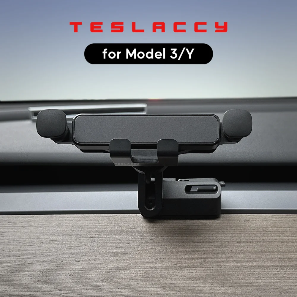For-Tesla-Model-S-X-3-Y-Car-Cell-Phone-Mount-Adjustable-Bracket-at-air ...