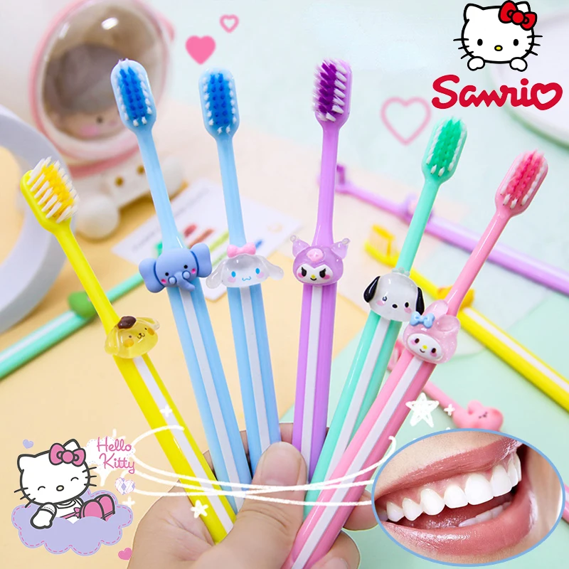 9pcs-Sanrio-Hello-Kitty-Toothbrush-Soft-Toothbrushes-Cartoon-Children ...
