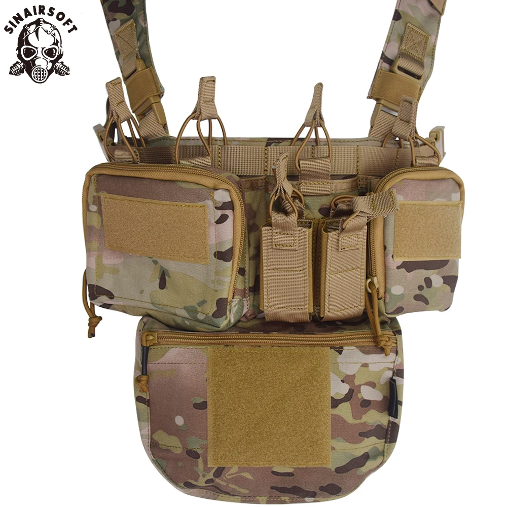 Sinairsoft Cs 매치 워게임 Tcm 체스트 리그 에어소프트 전술 조끼 밀리터리 기어 팩 매거진 파우치 홀스터 몰리