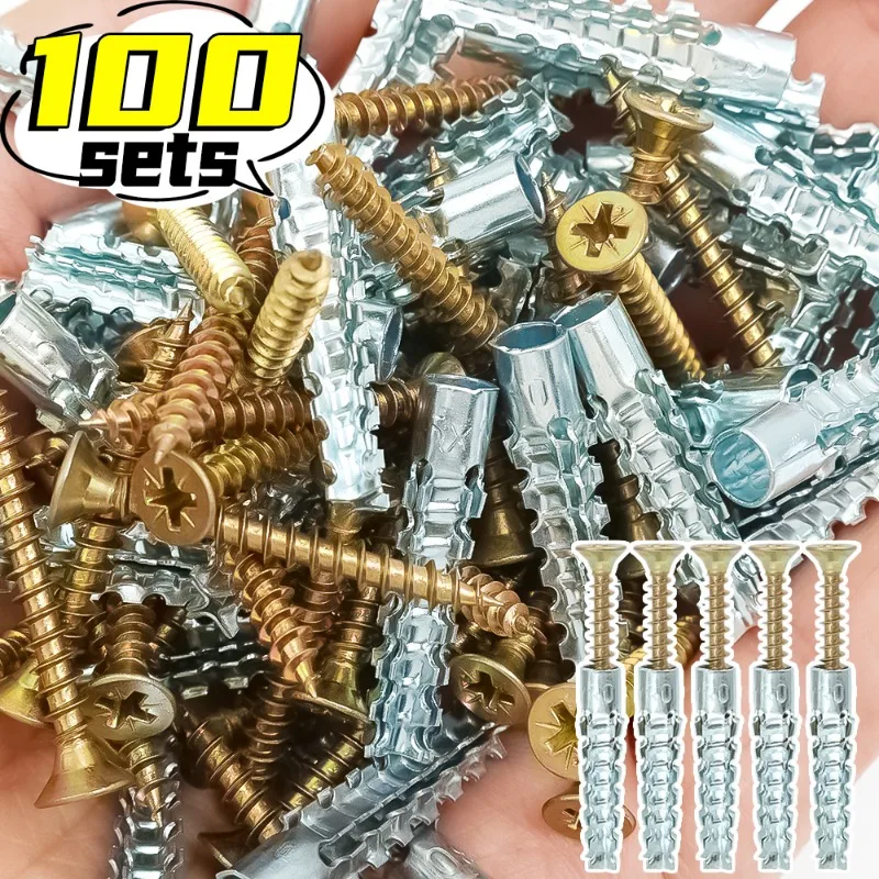 Serrated-Steel-Wall-Anchors-Self-Tapping-Screw-Drilling-Plug-for ...