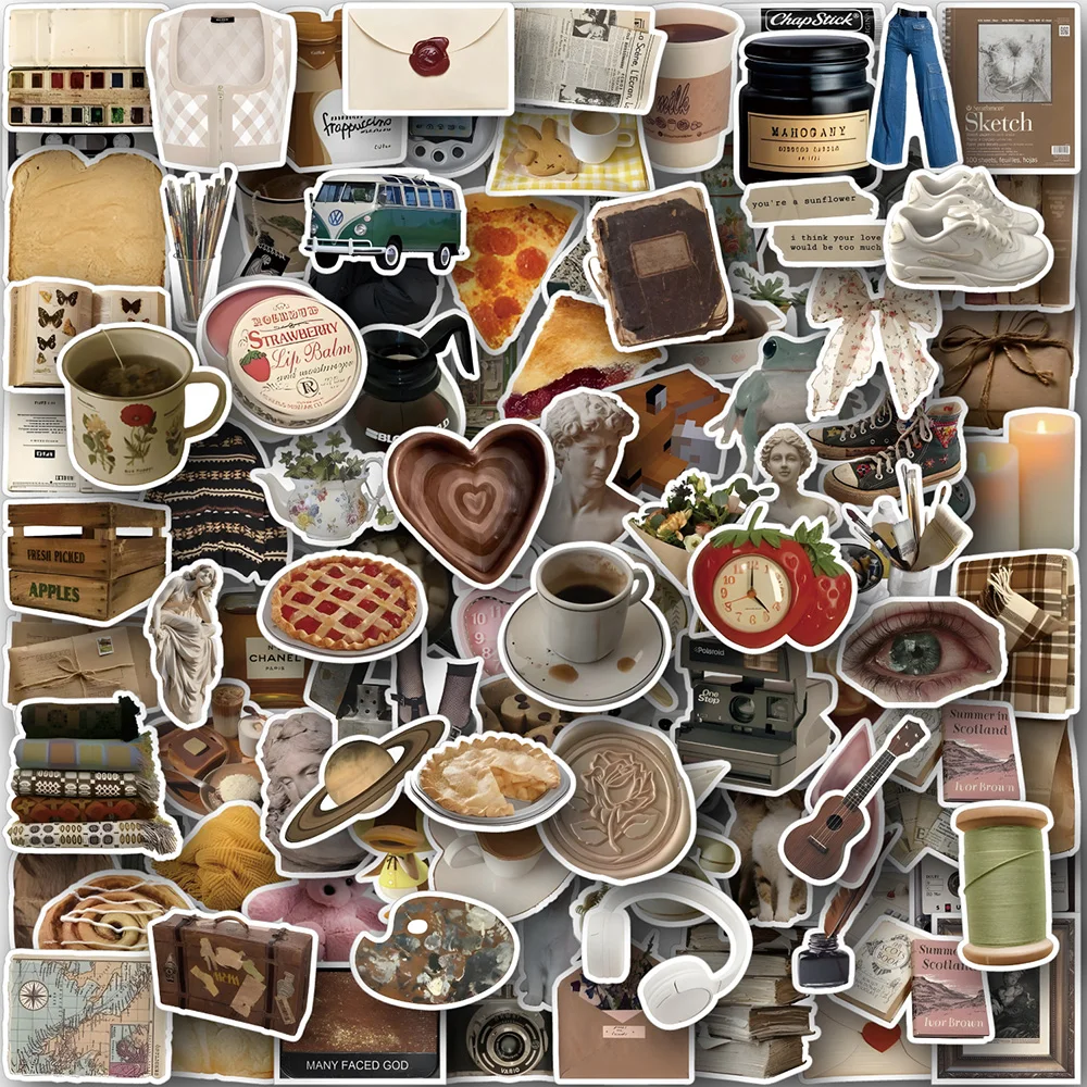 Stickers Aesthetic Vsco Laptop | Stickers Aesthetic Vintage | Vsco Cartoon Sticker - Sticker ...