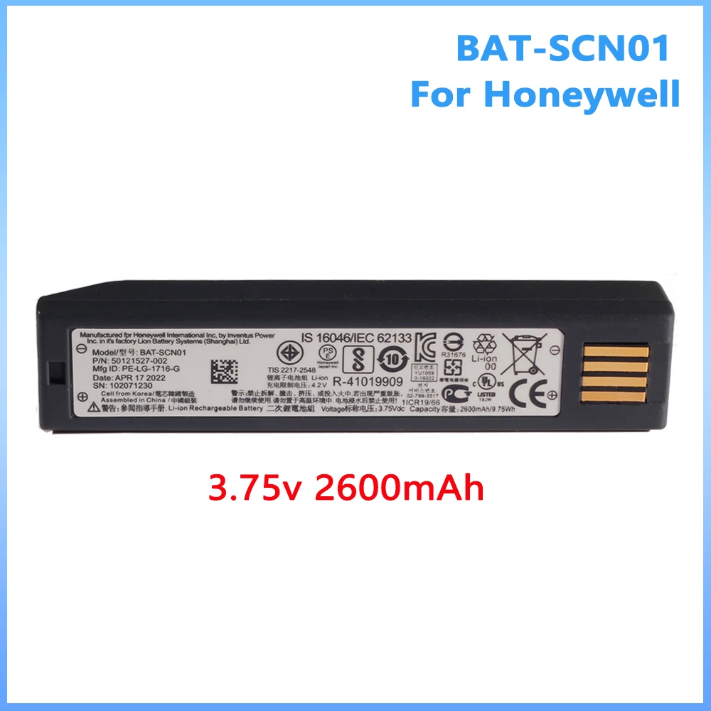 ใหม่2600Mah แบตเตอรี่ Honeywell BAT SCN01 Voyager 1202G 1902GHD GSR ...